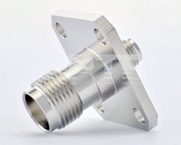 TNC Female to RP SMA Female, 4 Hole Flange RF adapter, DC to 6GHz - RF ...